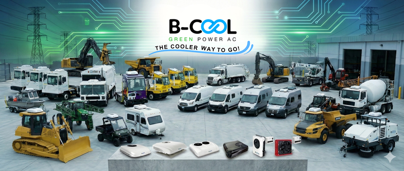 B-COOL | 12V & 24V DC No-Idle Air Conditioners – B-COOL AIR CONDITIONERS